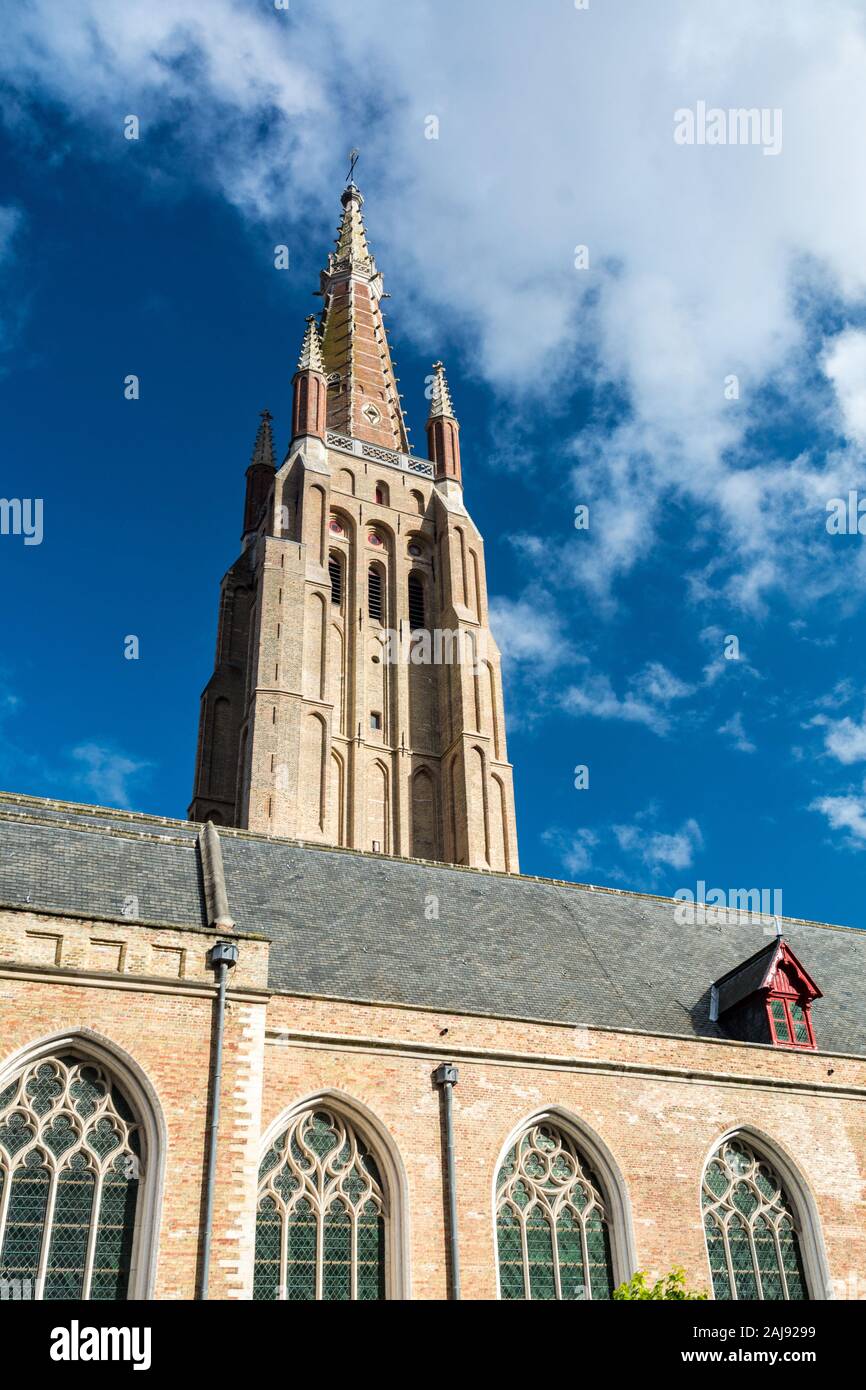 The Church of Our Lady in Bruges dates mainly from the 13th, 14th and ...