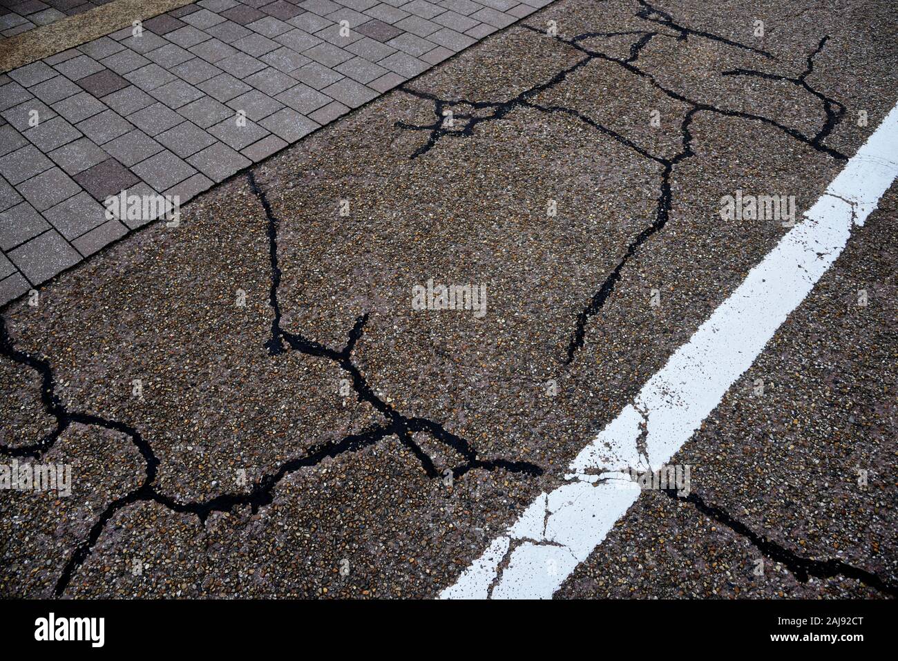 Patched road surface hi-res stock photography and images - Alamy