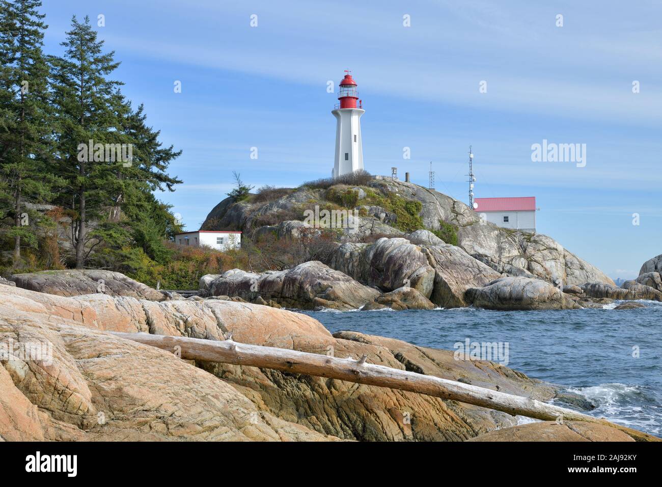Point Atkinson Lighthouse in Lighthouse Park, West Vancouver, Canada ...