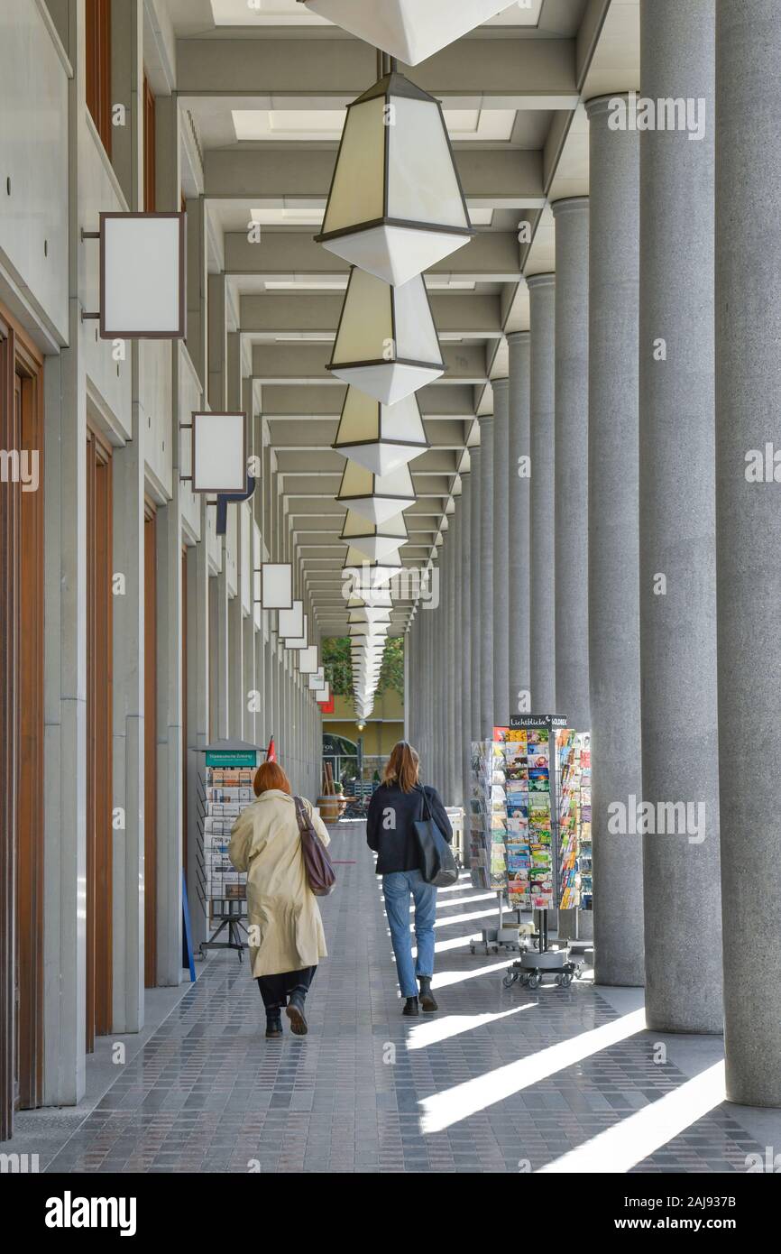 Kolonnade, Geschäftshaus, Walter-Benjamin-Platz, Charlottenburg, Berlin ...