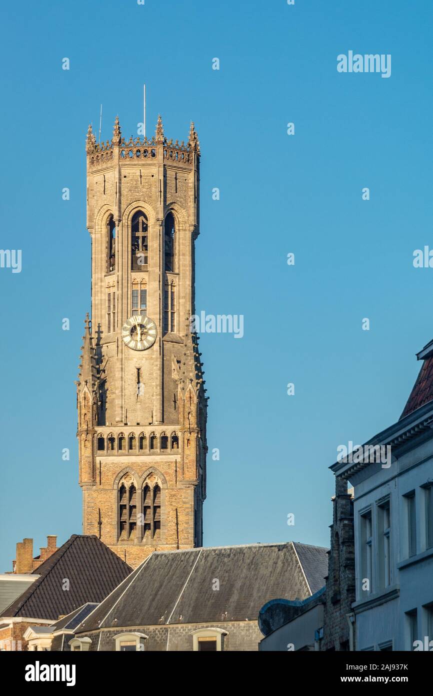 The Belfry of Bruges (Belfort van Brugge) is a medieval bell tower in ...