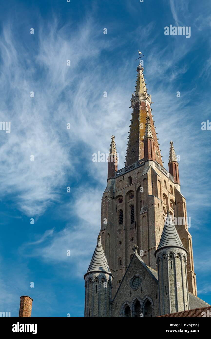 The Church of Our Lady in Bruges dates mainly from the 13th, 14th and ...