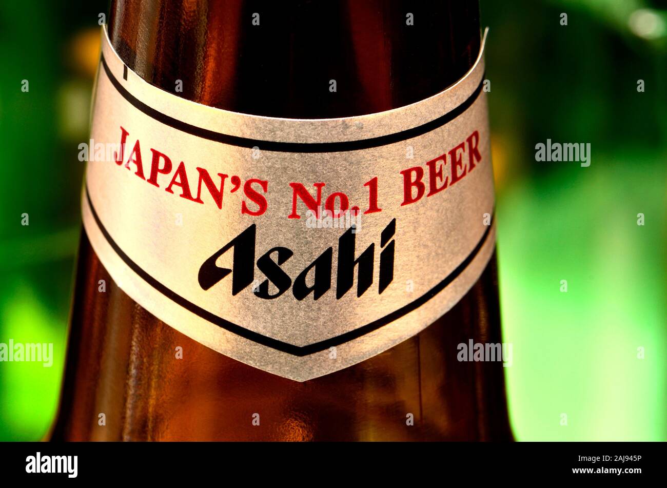 Asahi beer bottle hi-res stock photography and images - Alamy