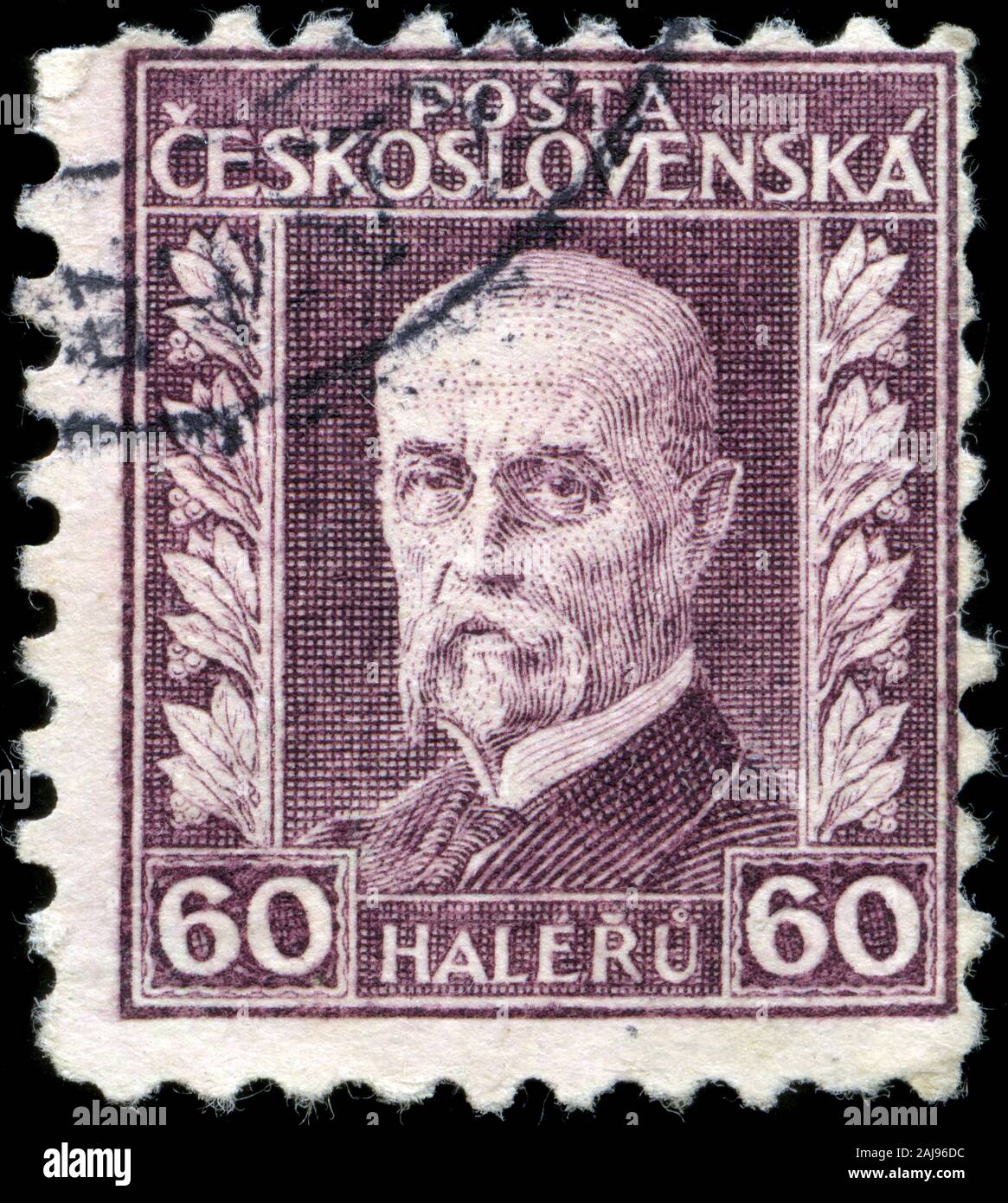 Tomáš Garrigue Masaryk (1850-1937), president Stock Photo - Alamy