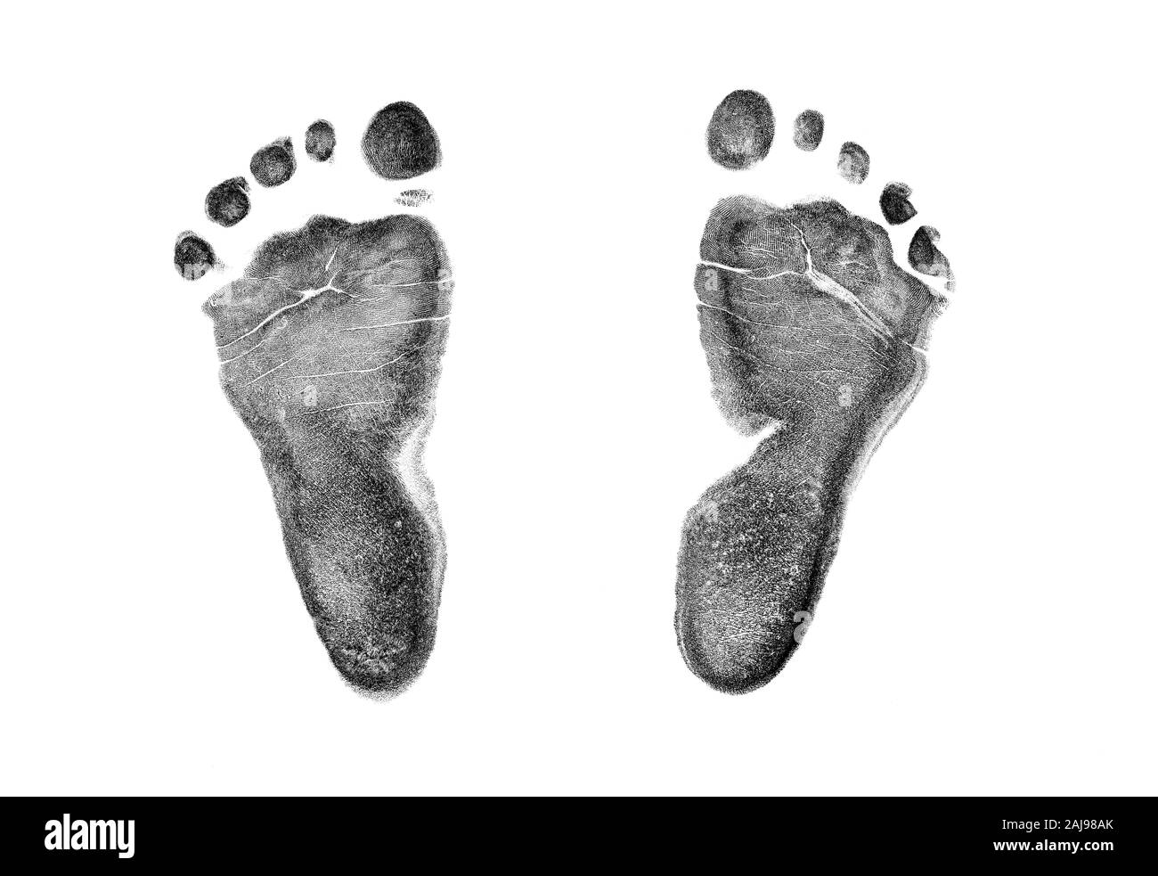 Baby footprint hi-res stock photography and images - Alamy