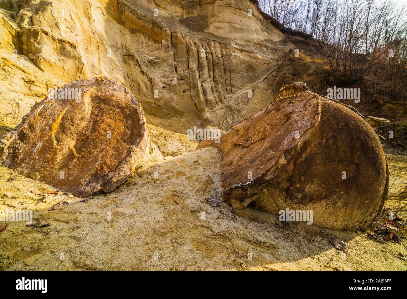 Trovantii – the strangest living stones in Romania Stock Photo - Alamy