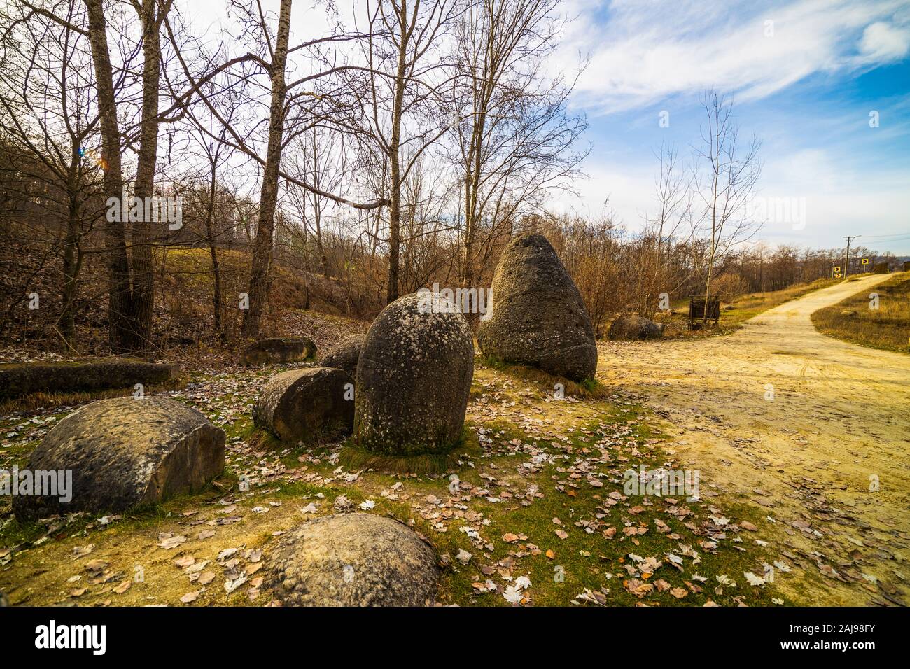 Trovantii – the strangest living stones in Romania Stock Photo - Alamy