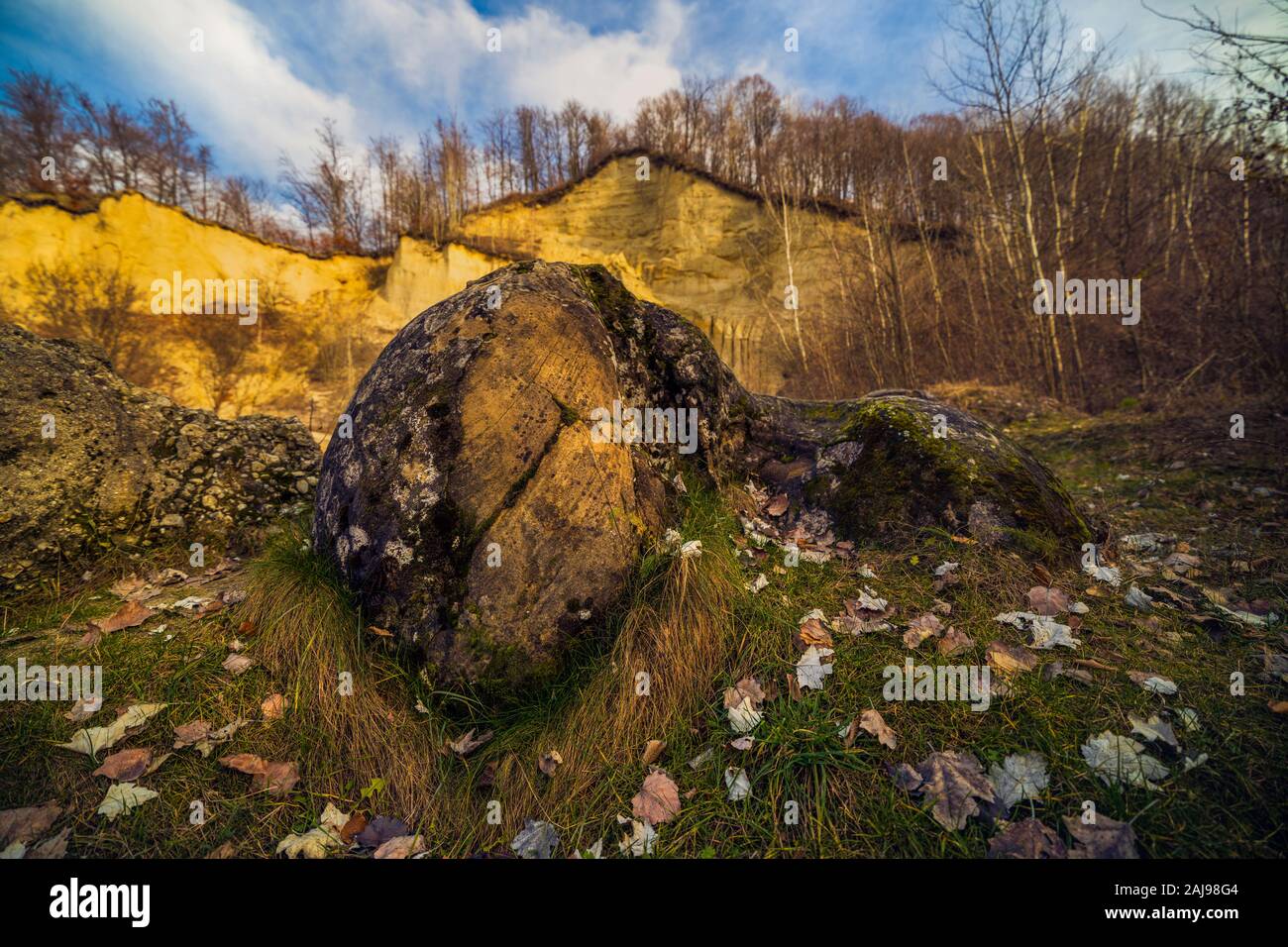 Trovantii – the strangest living stones in Romania Stock Photo - Alamy