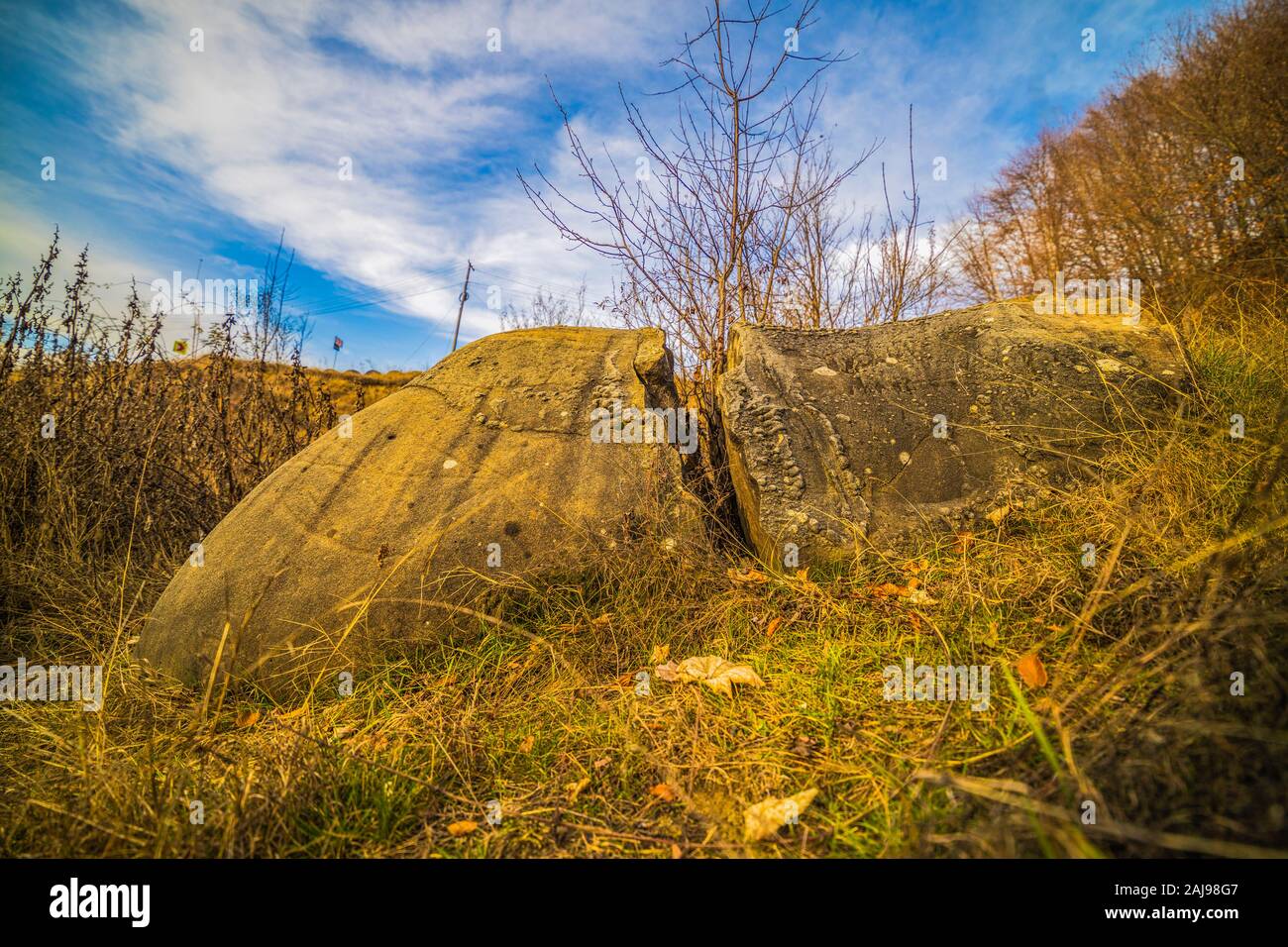 Trovantii – the strangest living stones in Romania Stock Photo - Alamy