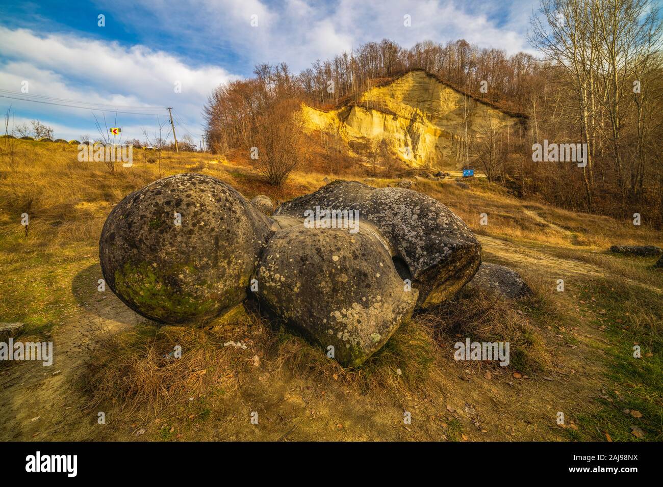 Trovantii – the strangest living stones in Romania Stock Photo - Alamy