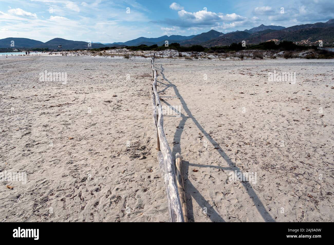 Sardinia sandy landscape on La Cinta beach next to San Teodoro, Italy ...