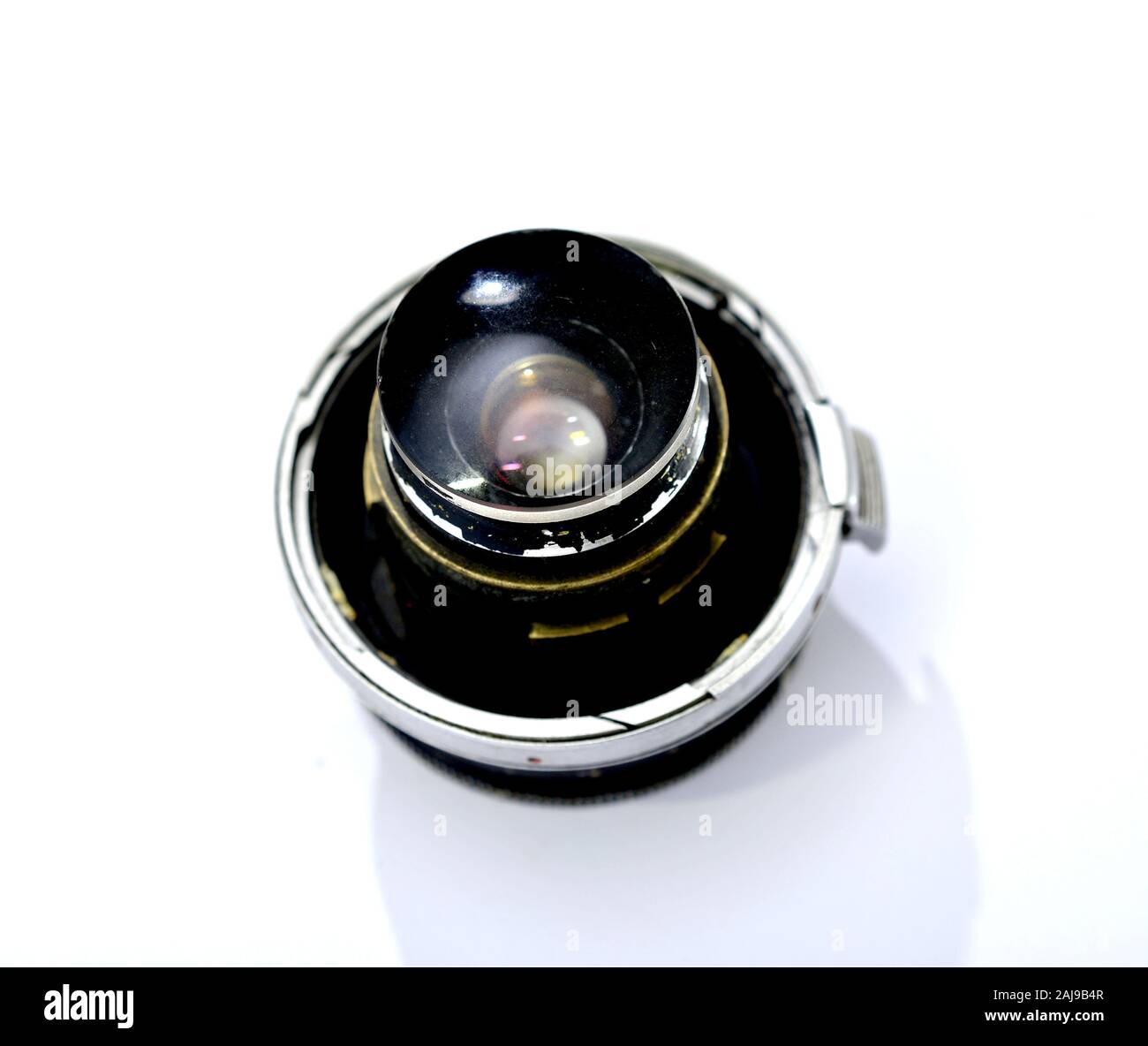 old manual photo camera lens image Stock Photo - Alamy