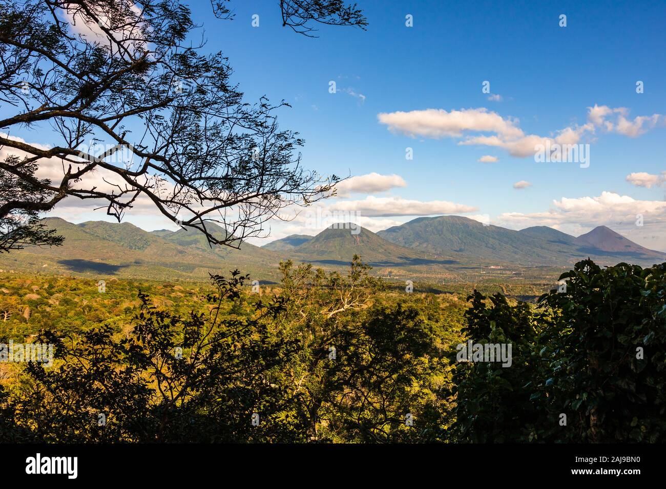 Volcanos of Cerro Verde National Park in El Salvador, Central America ...