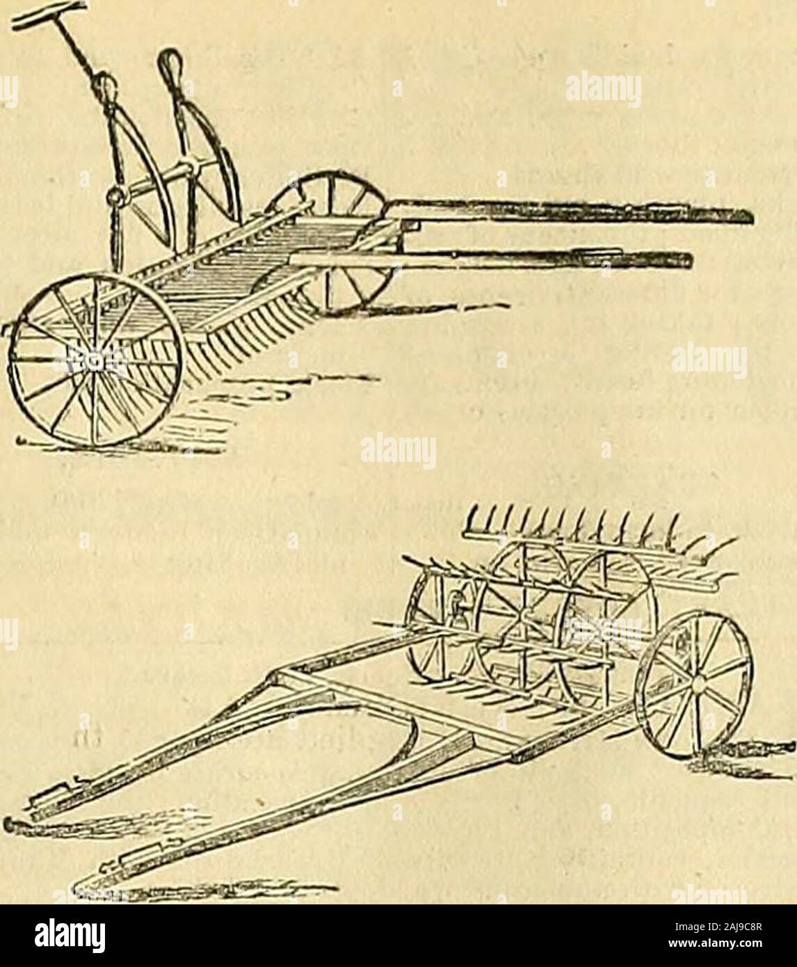 Improved horse hay rake hi-res stock photography and images - Alamy