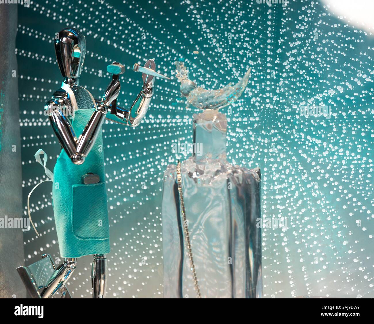 Tiffany window shop in "la Rinascente", City centre of Milan Stock ...