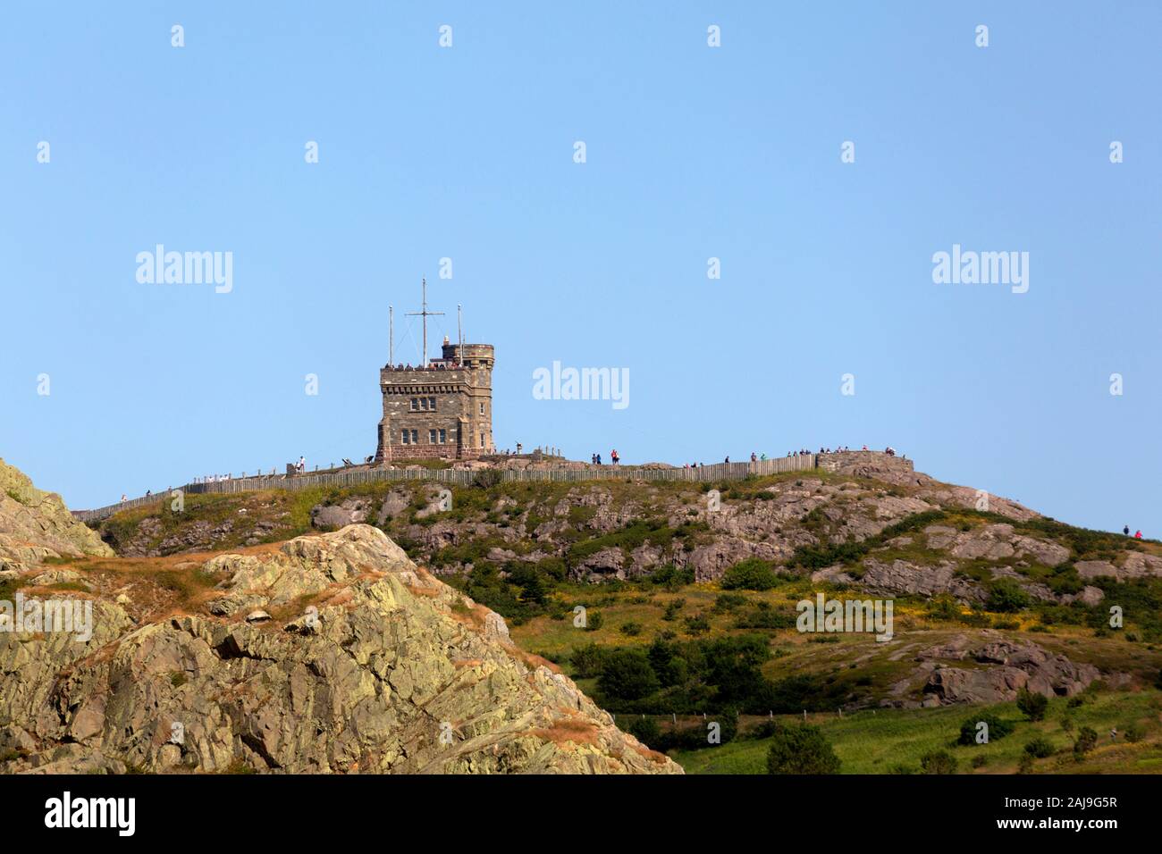 Cabot Tower in St John's, Newfoundland and Labrador, Canada. The ...