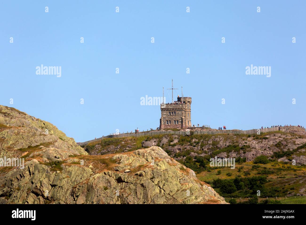 Cabot Tower in St John's, Newfoundland and Labrador, Canada. The ...