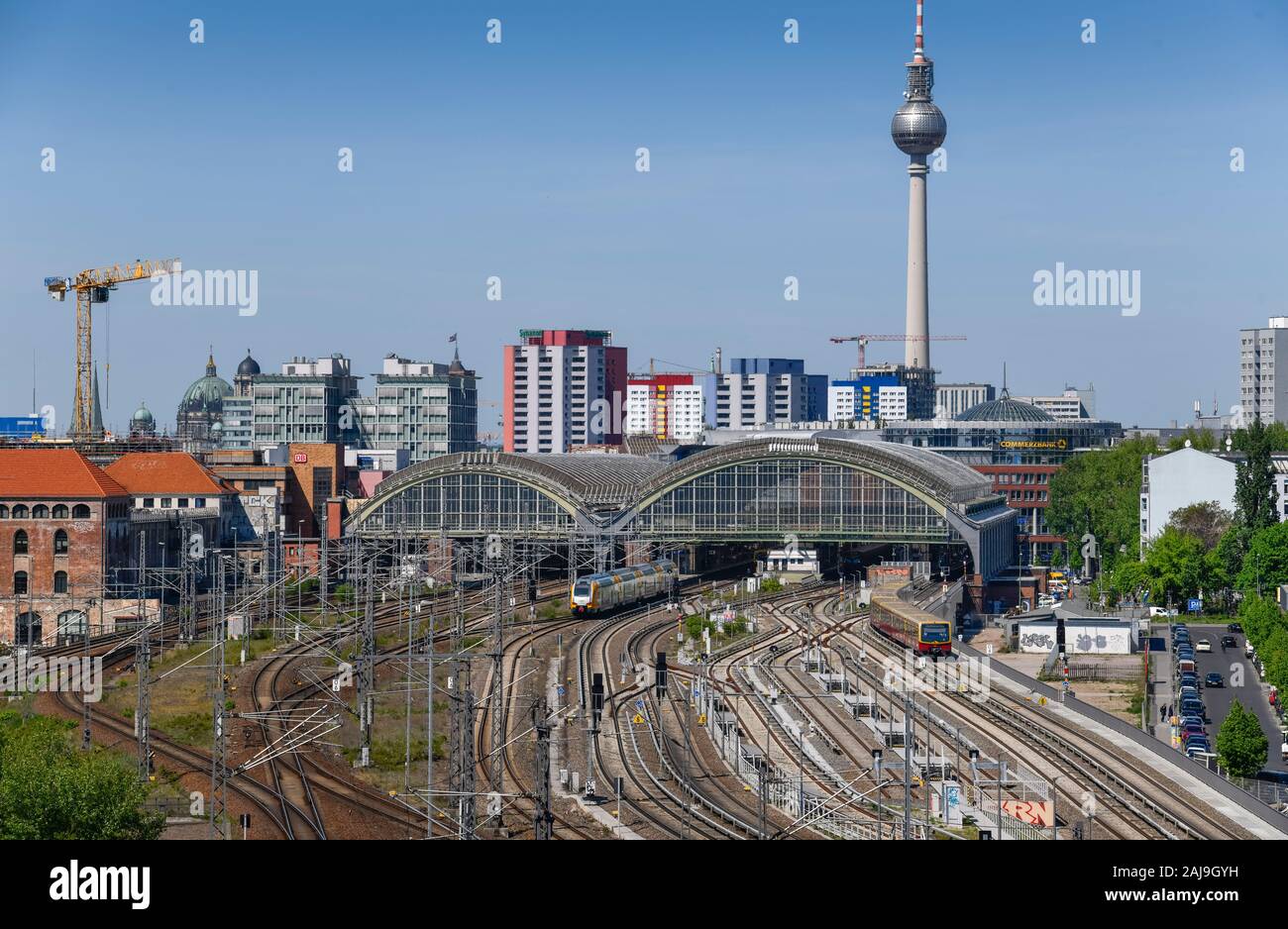 Ostbahnhof, Friedrichshain, Berlin, Deutschland Stock Photo - Alamy