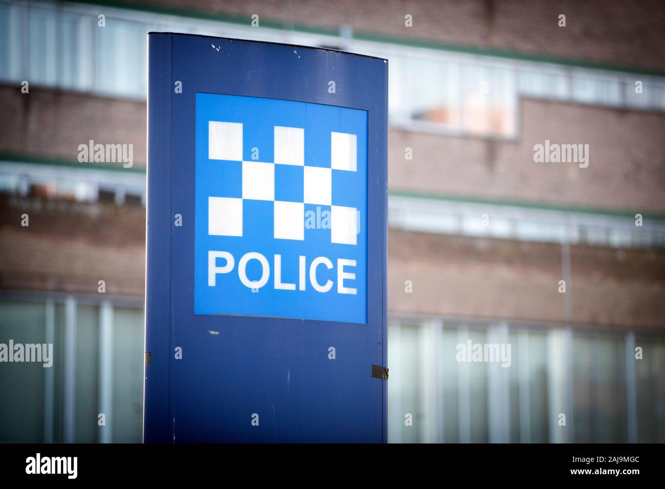 Police sign outside the Police Scotland headquarters at Fettes ...