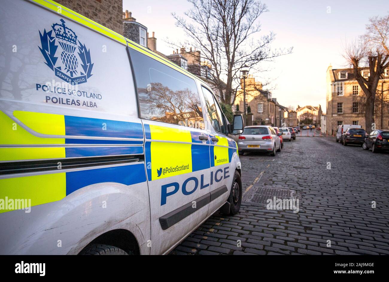 Scottish police van hi-res stock photography and images - Alamy