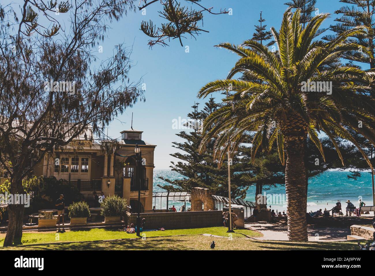 COTTESLOE, WESTERN AUSTRALIA - December 27th, 2019: view of Cottesloe ...