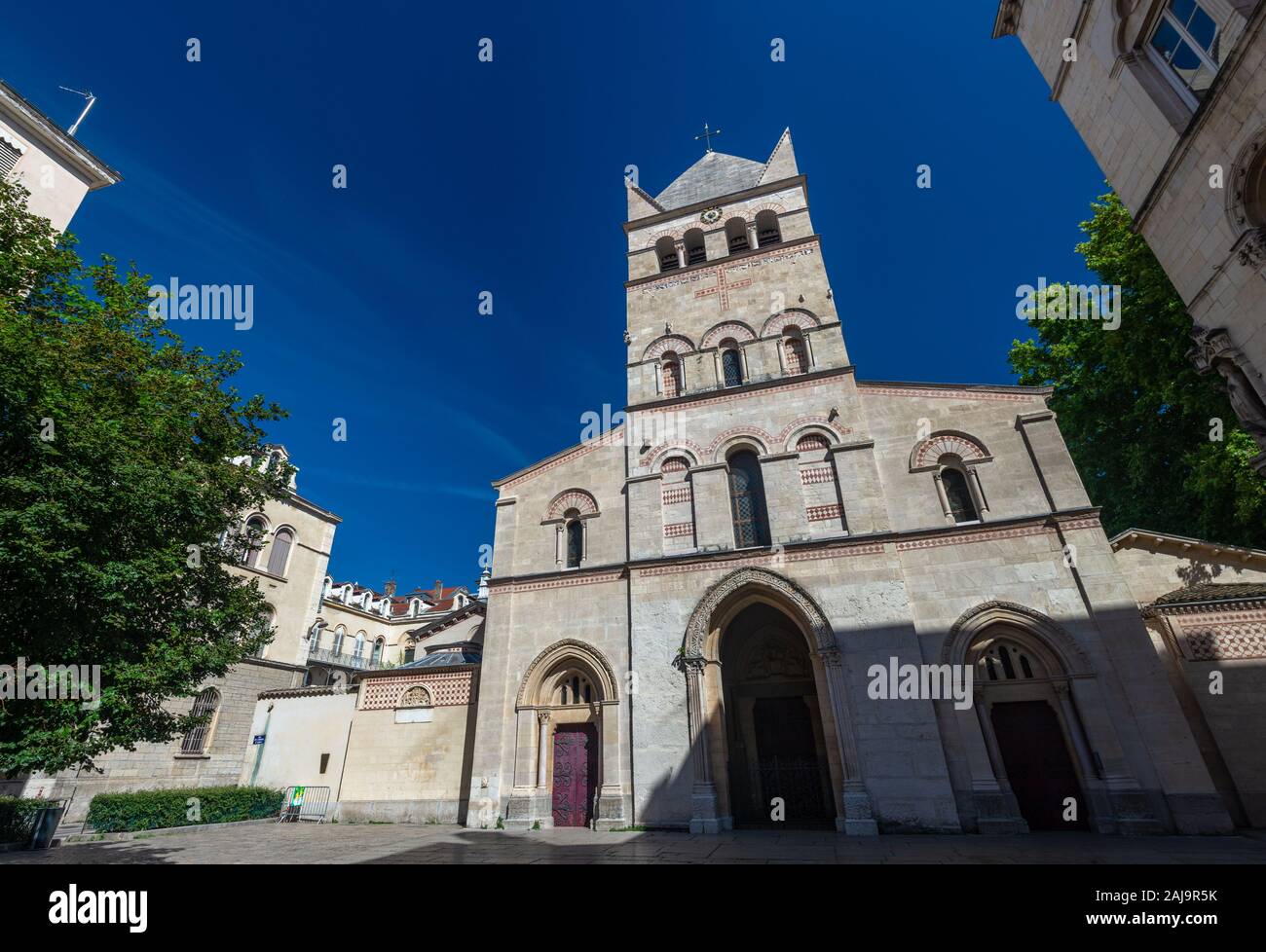 The Basilica of Saint-Martin d'Ainay is a Romanesque church in Ainay in ...