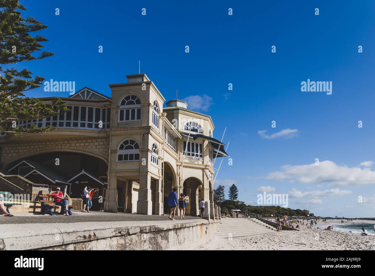 COTTESLOE, WESTERN AUSTRALIA - December 27th, 2019: view of Cottesloe ...
