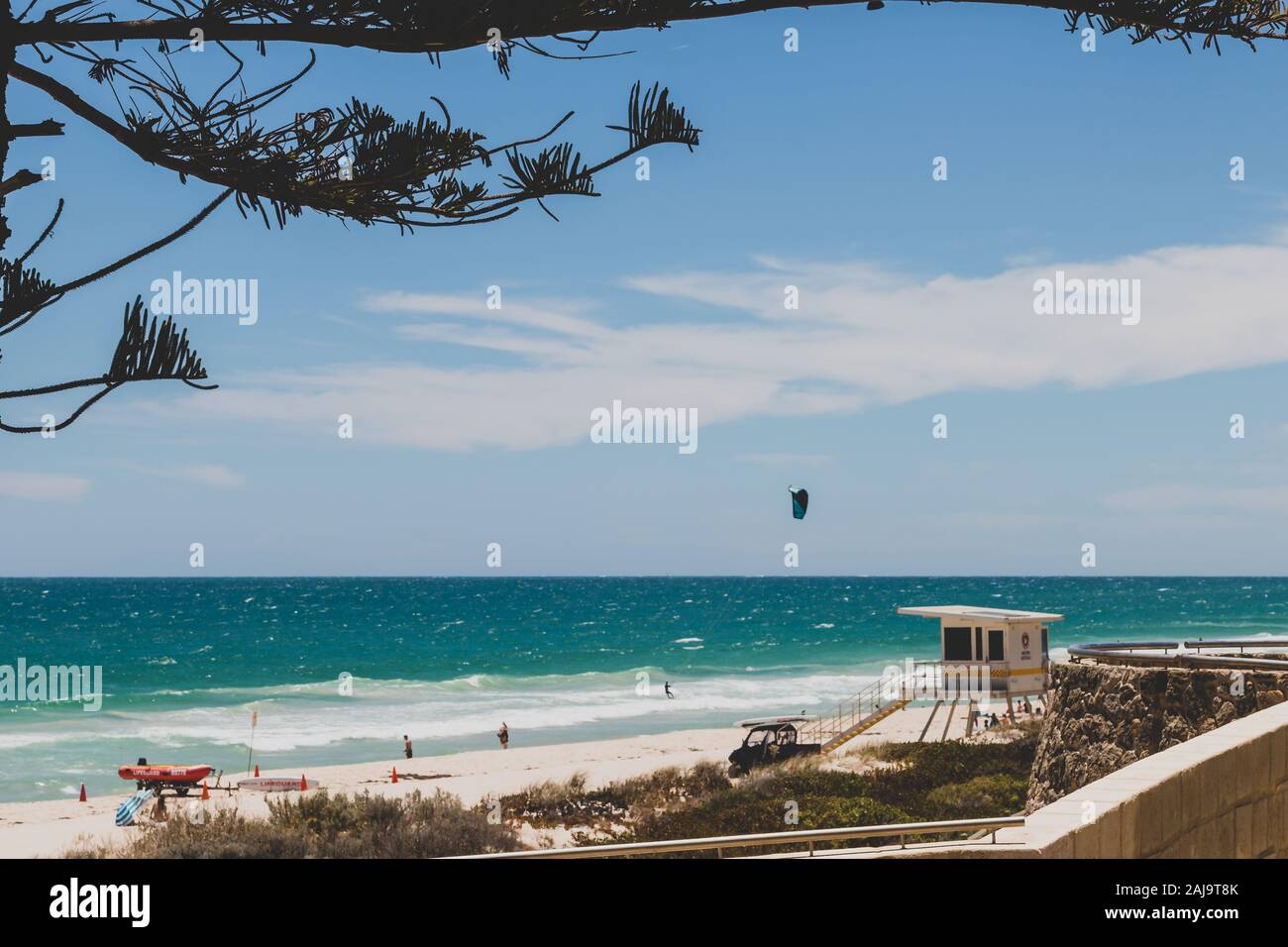 COTTESLOE, WESTERN AUSTRALIA - December 27th, 2019: view of Cottesloe ...