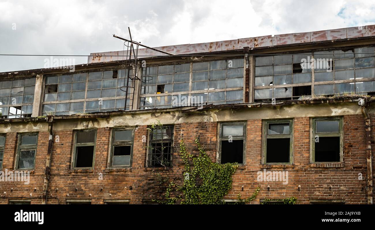 Empty Warehouse Outside