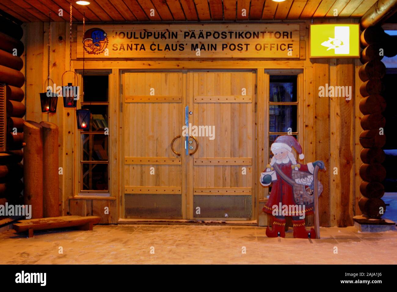 Santa claus office at the arctic circle hi-res stock photography and ...