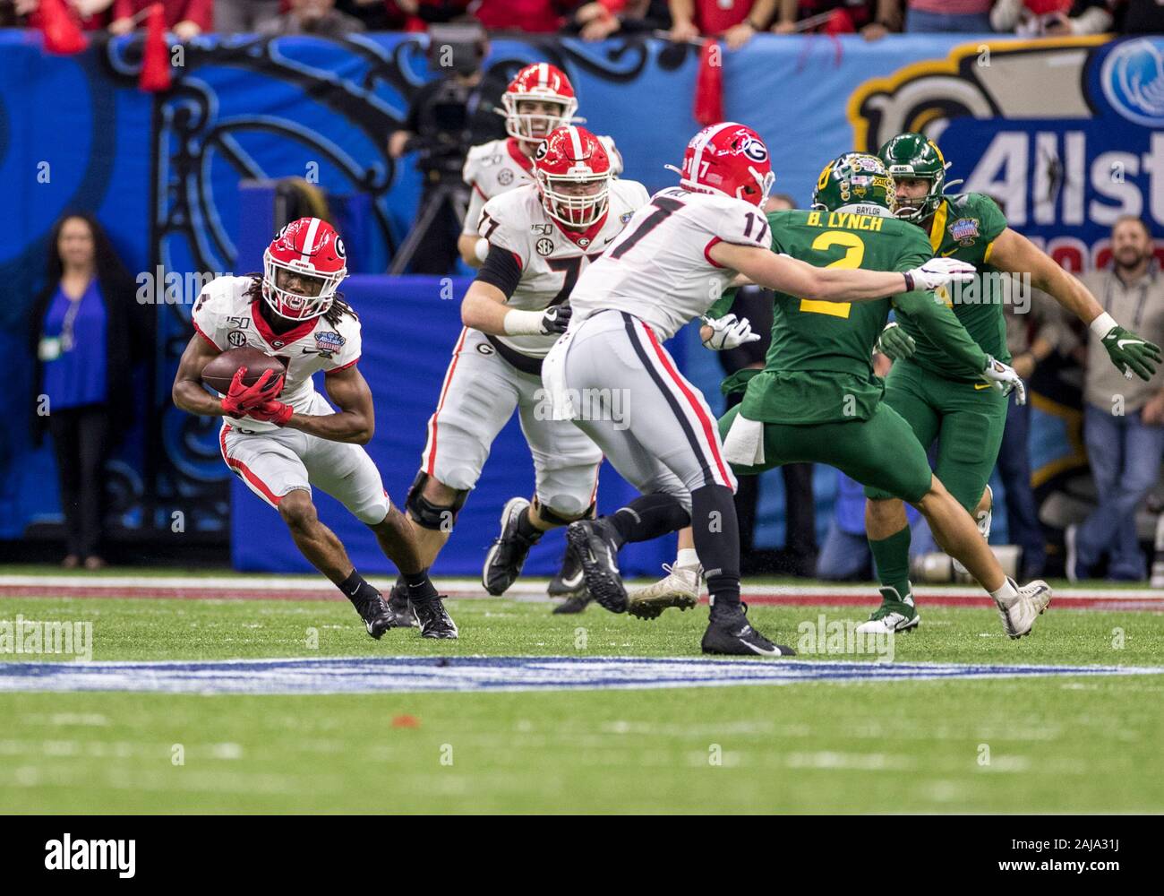 New Orleans, Louisiana, USA. 01st Jan, 2020. Georgia running back James ...