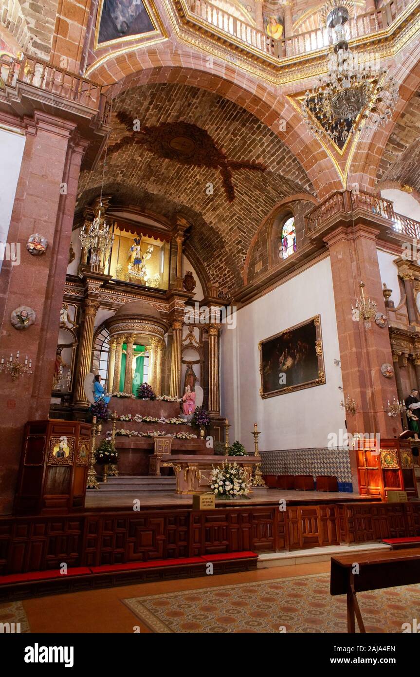 Boveda Catalan ceilings in the "La Parroquia" church of St. Michael the ...