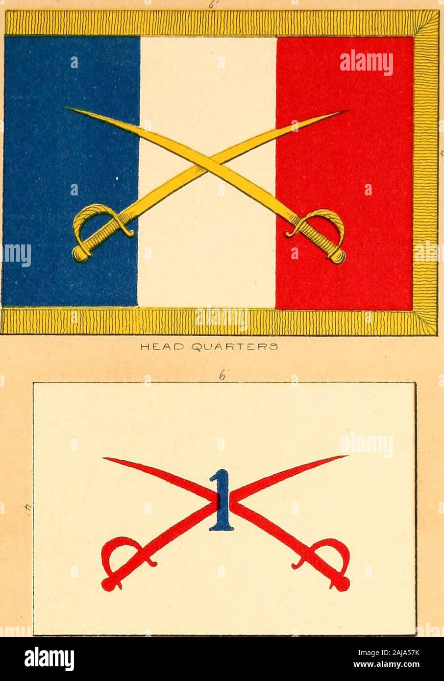 Flags of the Army of the United States carried during the War of the ...