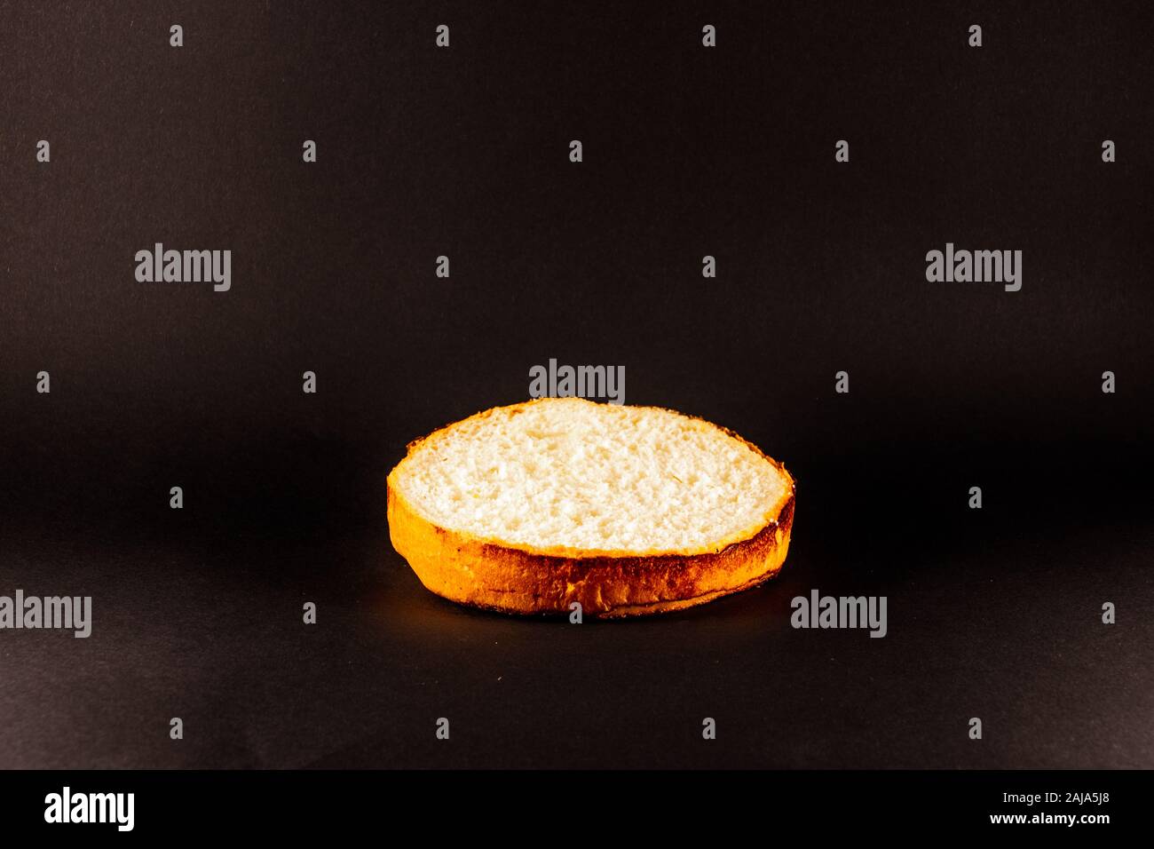 burger hamburger isolated at the black background Stock Photo - Alamy
