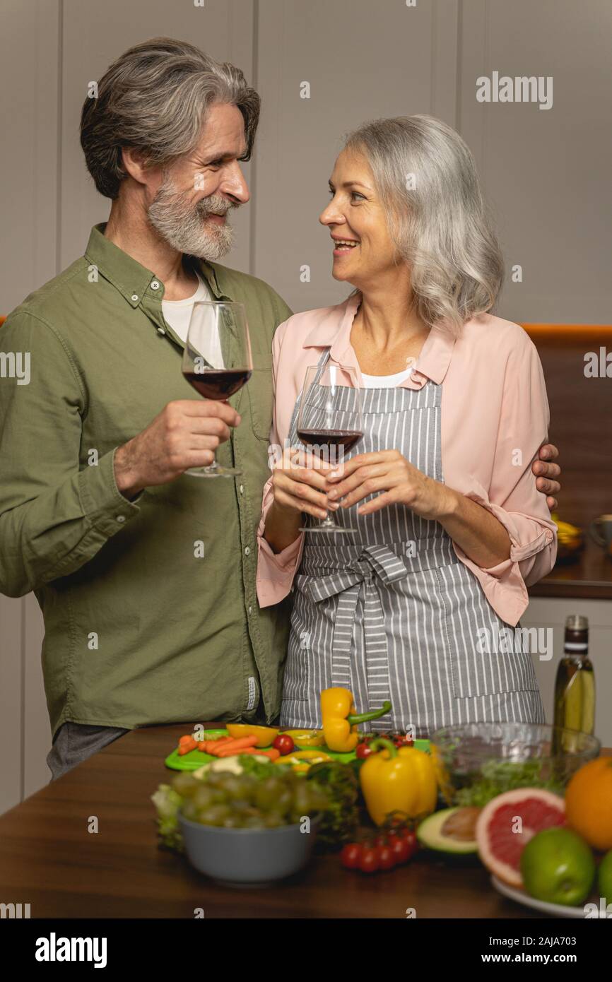 Mature woman gazing husband hi-res stock photography and images - Alamy
