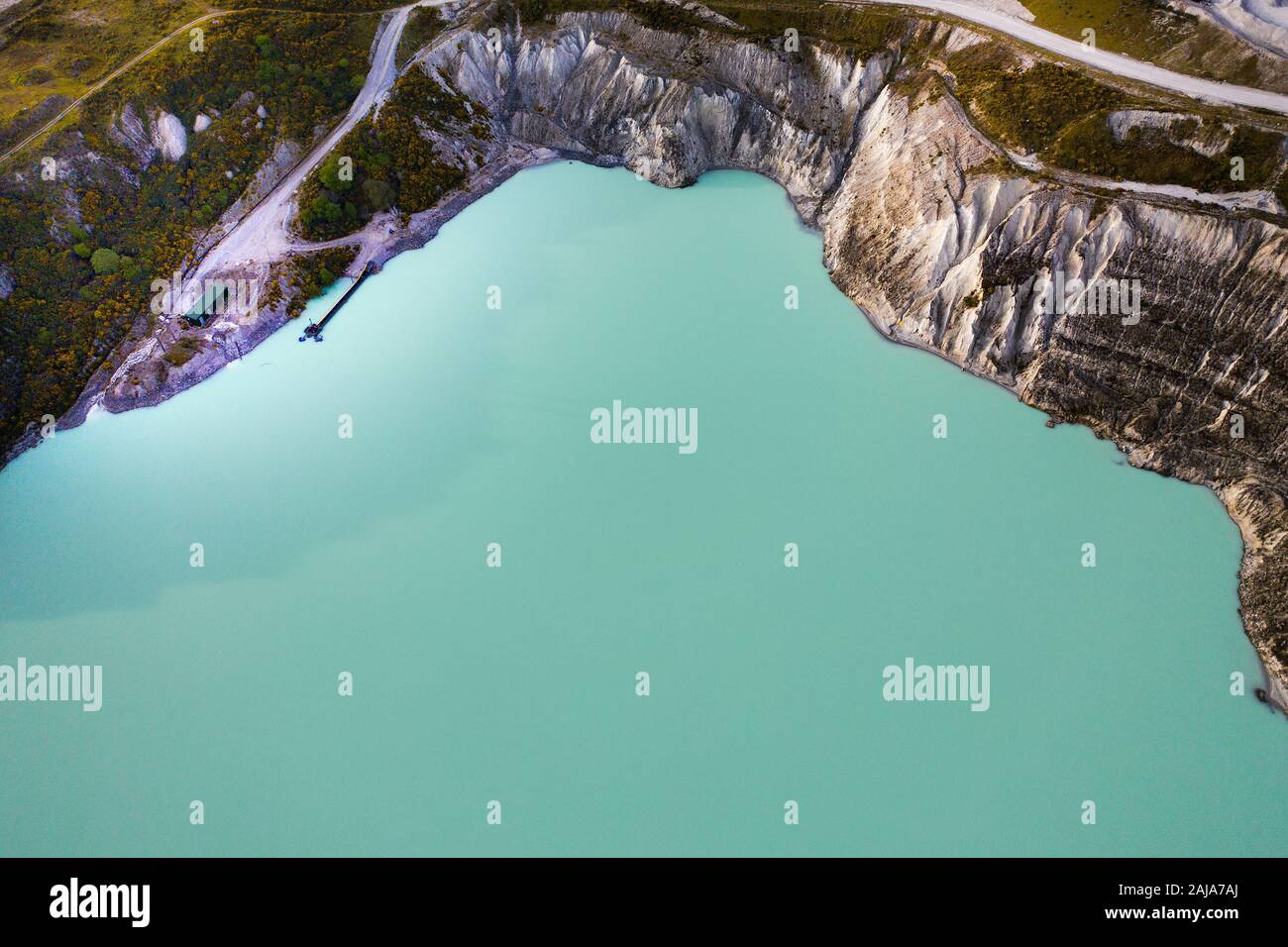 Lee Moor China Clay works, Shaugh Prior, South Dartmoor Stock Photo - Alamy