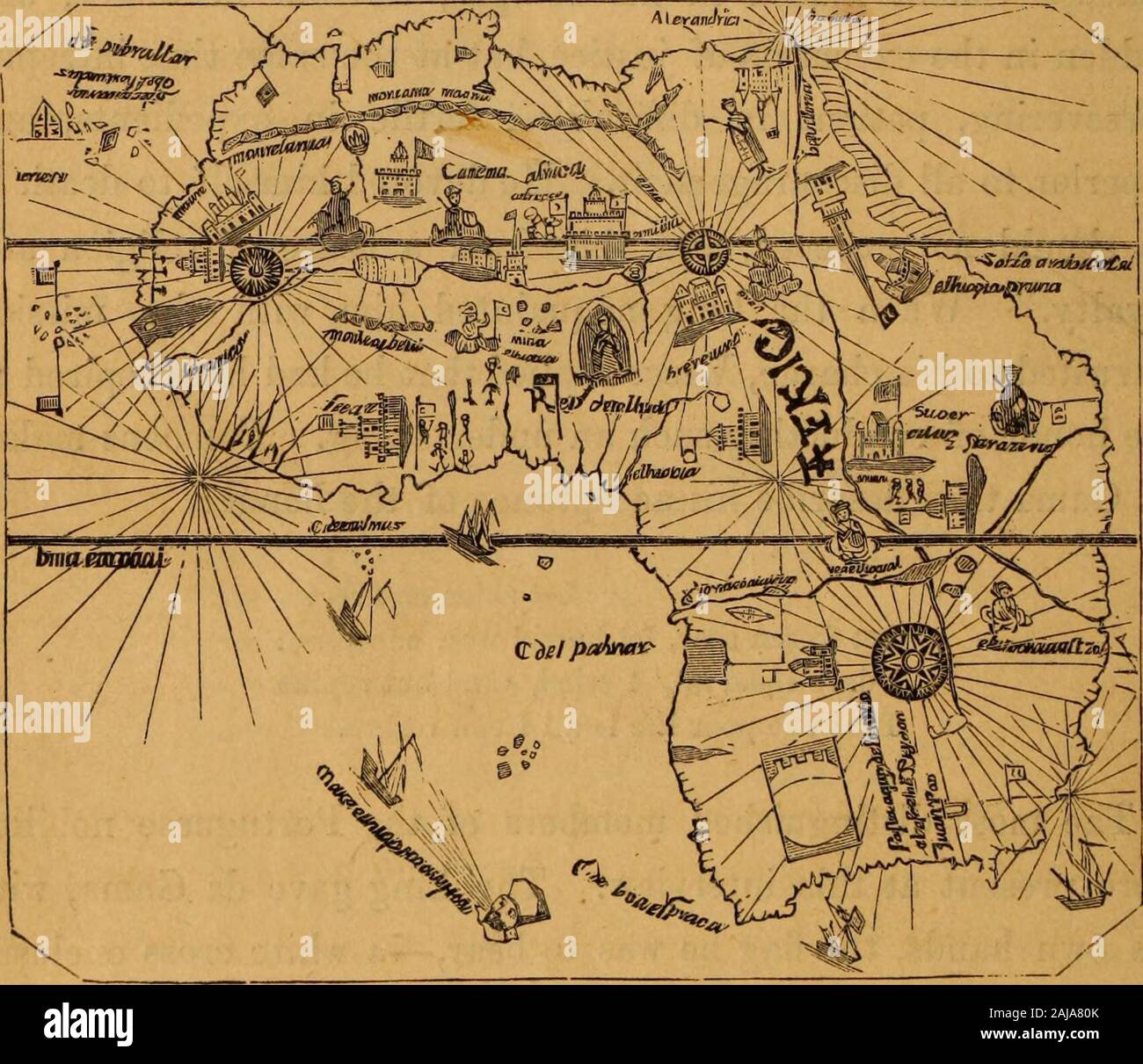 Portuguese maritime history map hi-res stock photography and images - Alamy