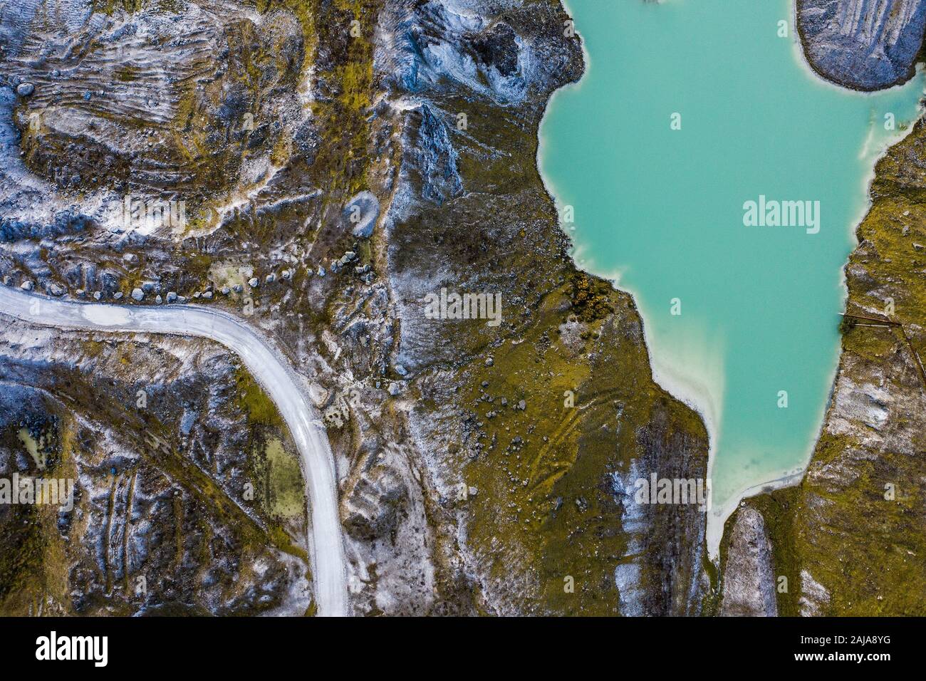 Lee Moor China Clay works, Shaugh Prior, South Dartmoor Stock Photo - Alamy