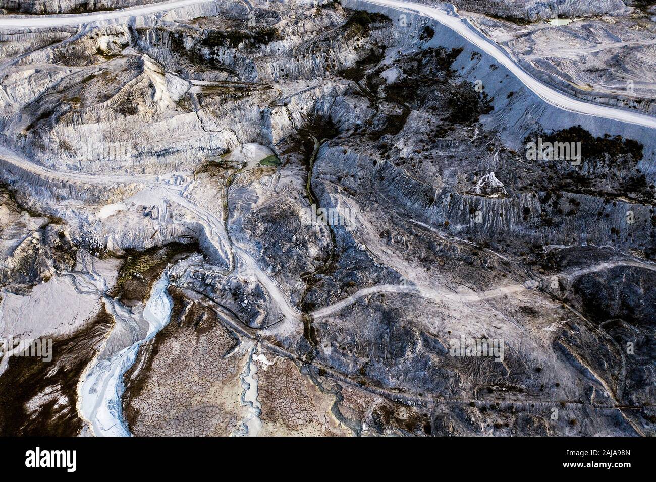 Lee Moor China Clay works, Shaugh Prior, South Dartmoor Stock Photo - Alamy