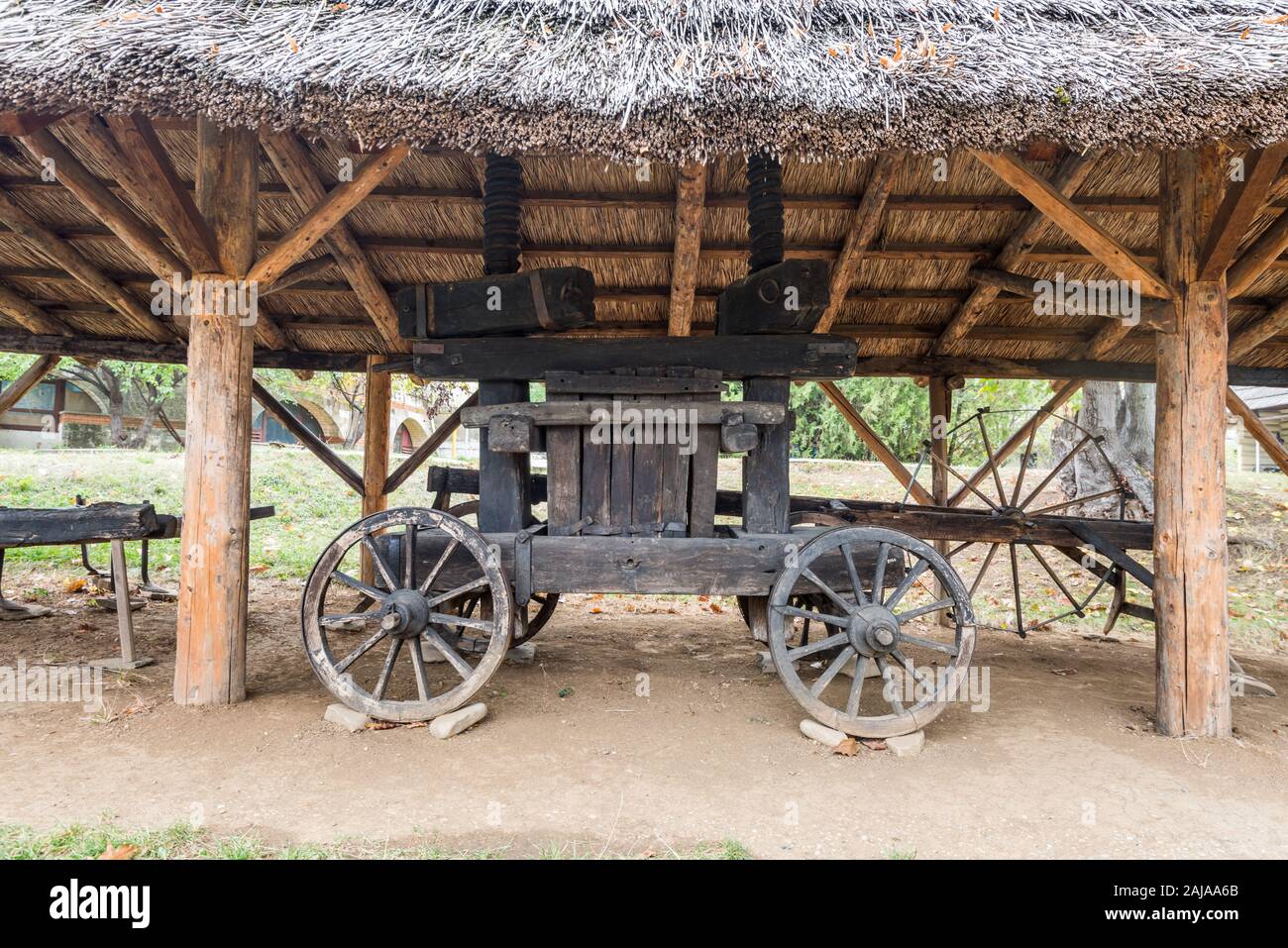 Authentic peasant farm tools from all over Romania in Dimitrie Gusti ...