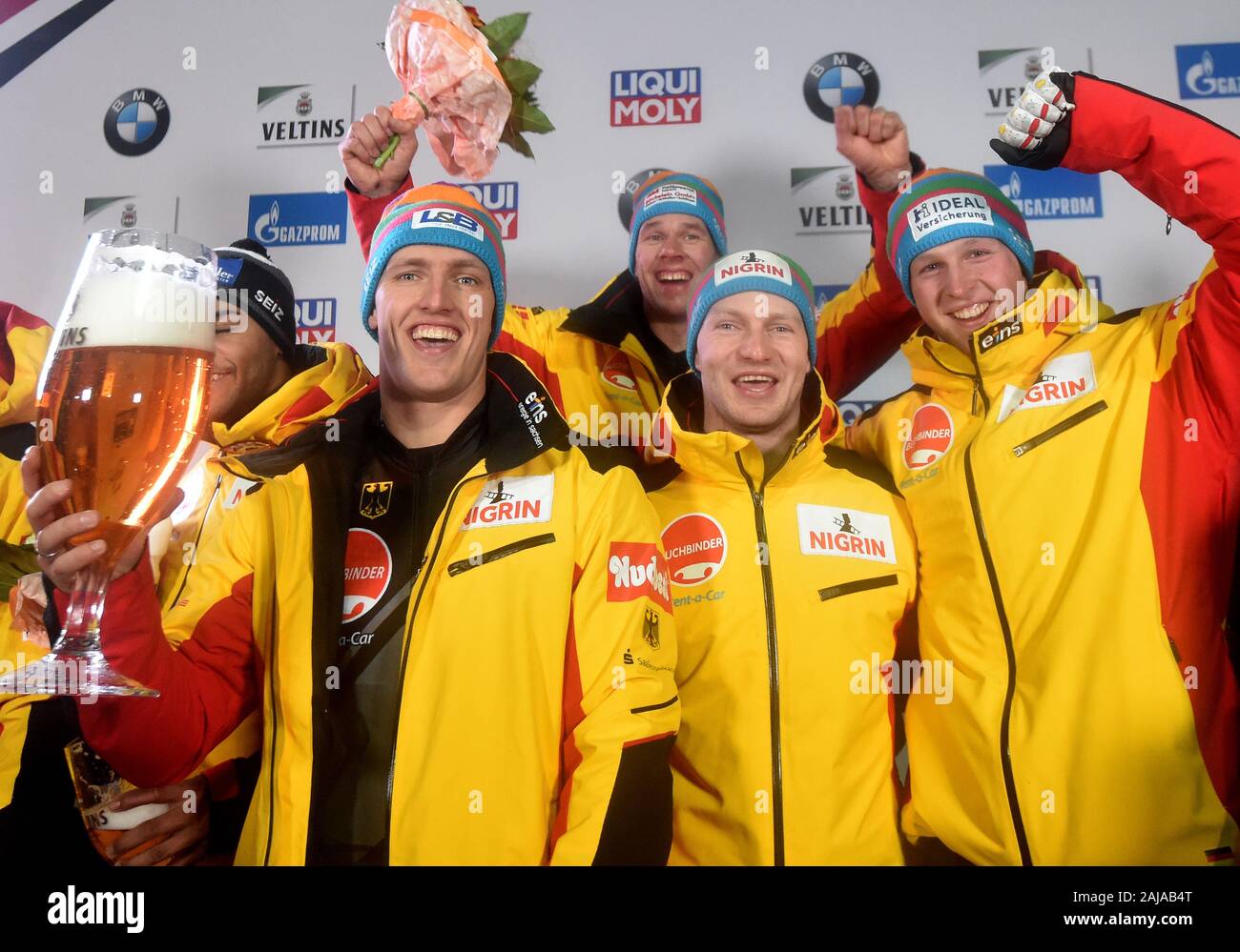 Winterberg, Germany. 03rd Jan, 2020. Bob: World Cup, four-man bobsleigh ...