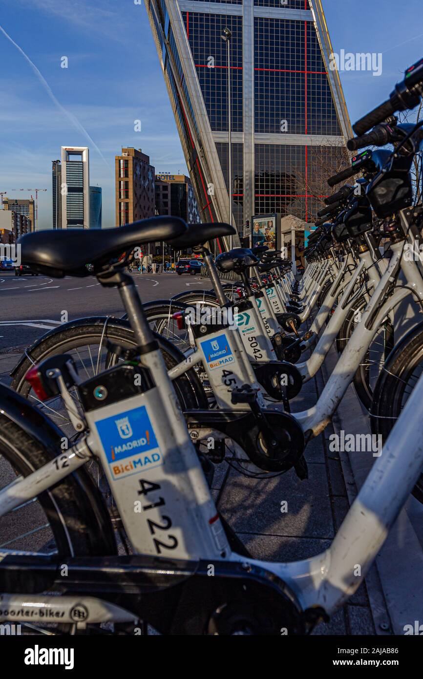 The Gate of Europe towers (Spanish: Puerta de Europa), twin office ...