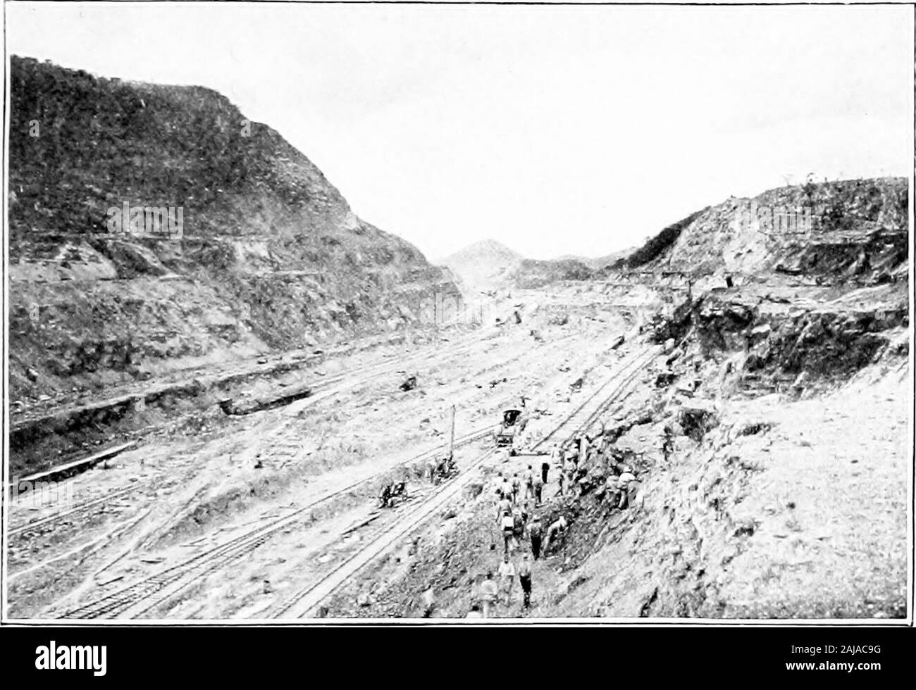 Panama and the canal . Excavation foe Gatun Locks Completed. one ...