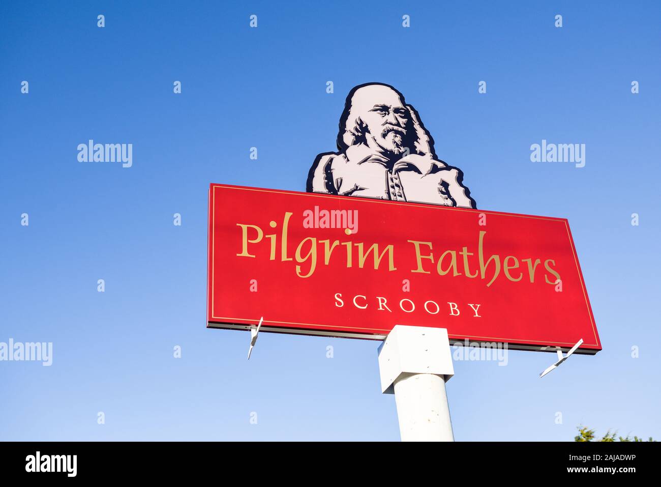 Scrooby North Nottinghamshire, England, UK. The Pilgrim Fathers 400th ...