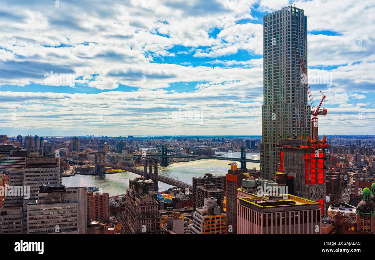 Aerial View Of Lower Manhattan High Resolution Stock Photography and ...