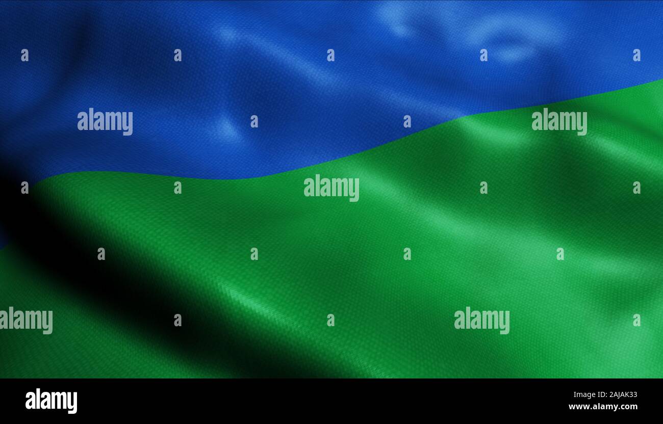 3D Waving Colombia City Flag of Soledad Closeup View Stock Photo - Alamy