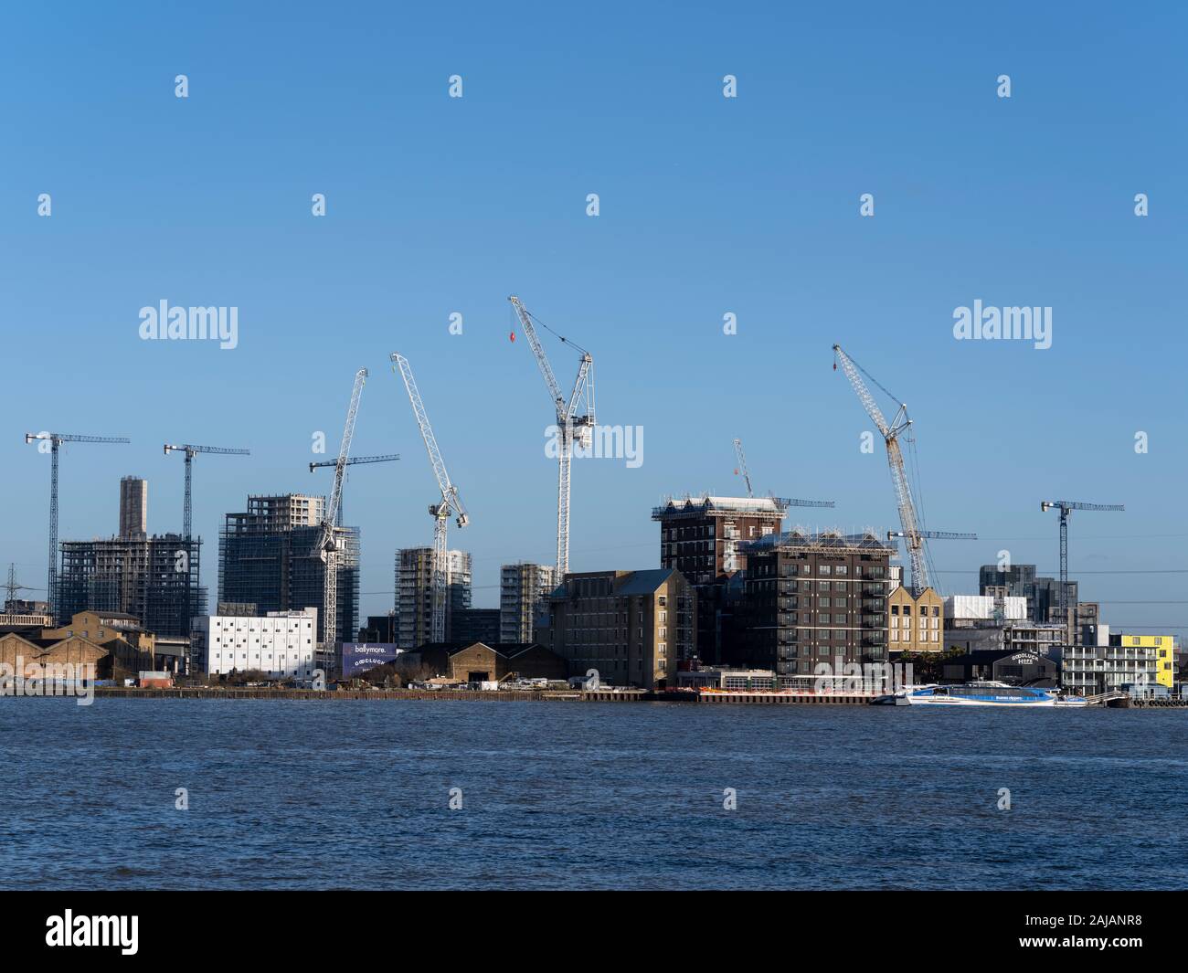 GOOD LUCK HOPE WHARF QUAY BALLYMORE CONSTRUCTION LONDON RIVER THAMES ...