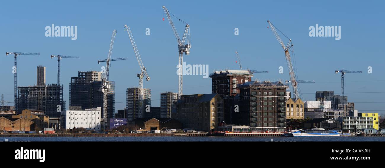 GOOD LUCK HOPE WHARF QUAY BALLYMORE CONSTRUCTION Stock Photo - Alamy