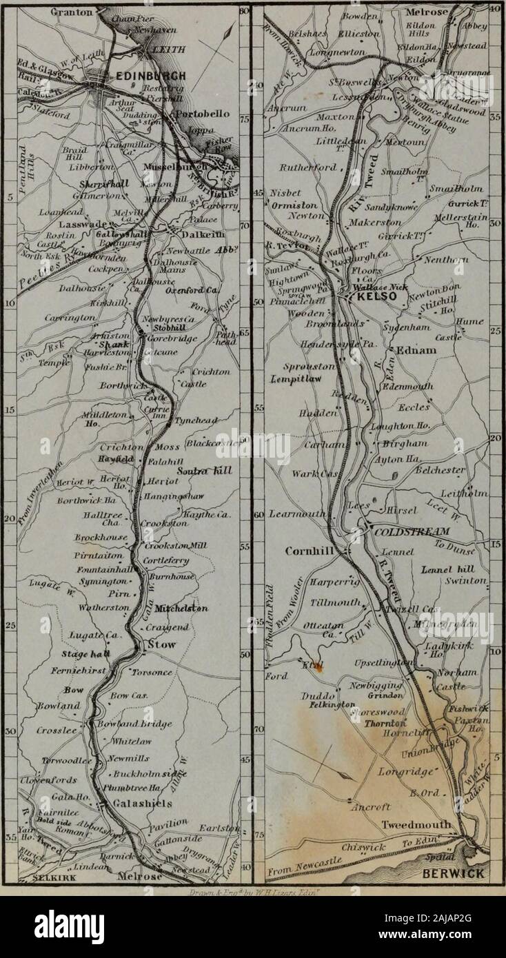 Elrose on a map hi-res stock photography and images - Alamy