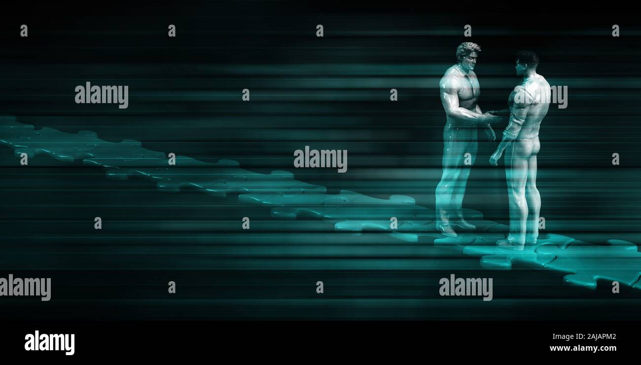 Manufacturing Industry as a Business Concept Abstract Art Stock Photo ...